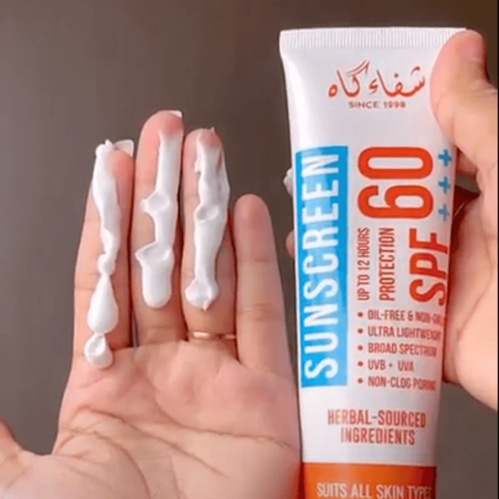 Sunblock (SPF 60+) - Light & Non Oily - Shifa Gah